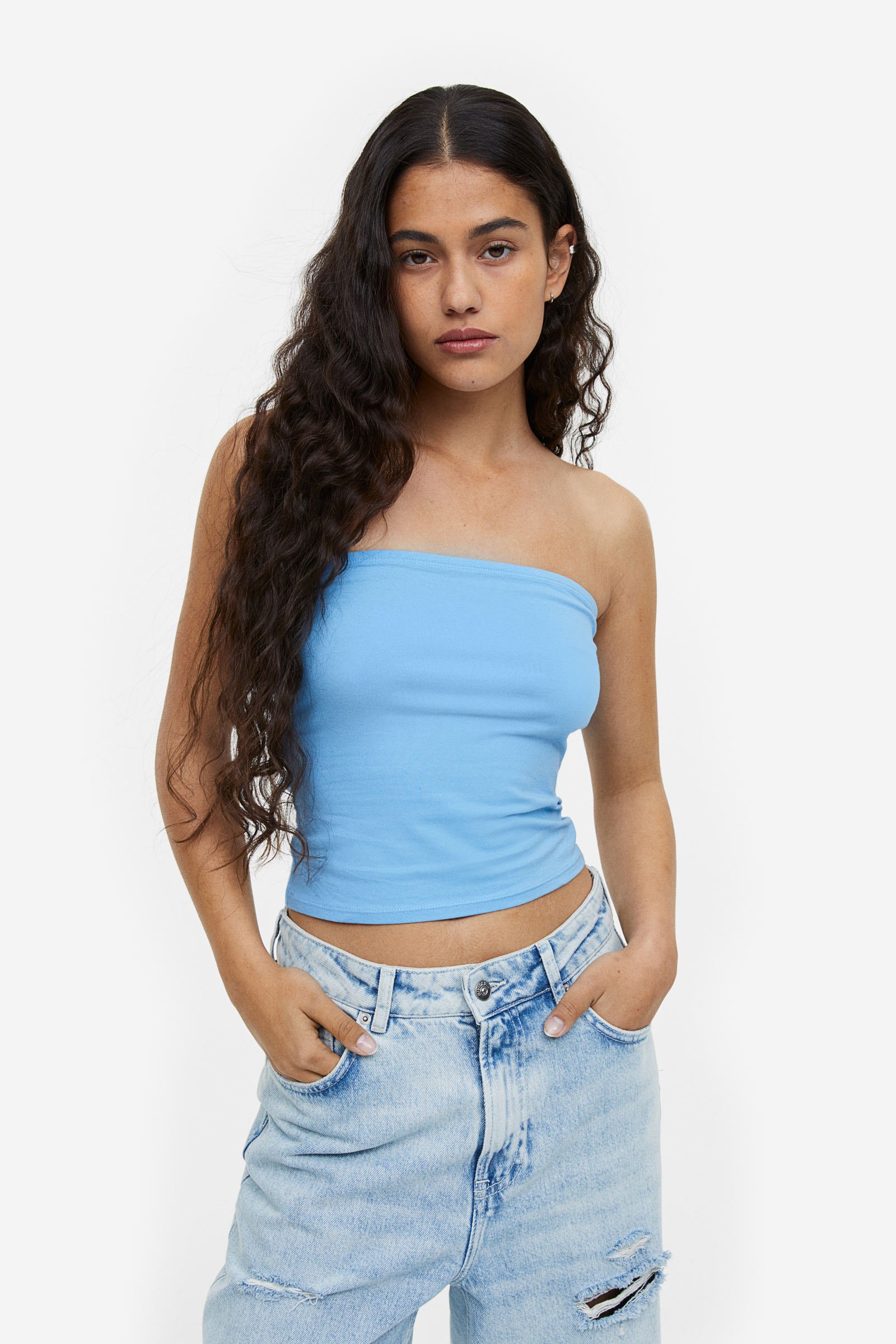 Top bandeau de punto - H&M EC